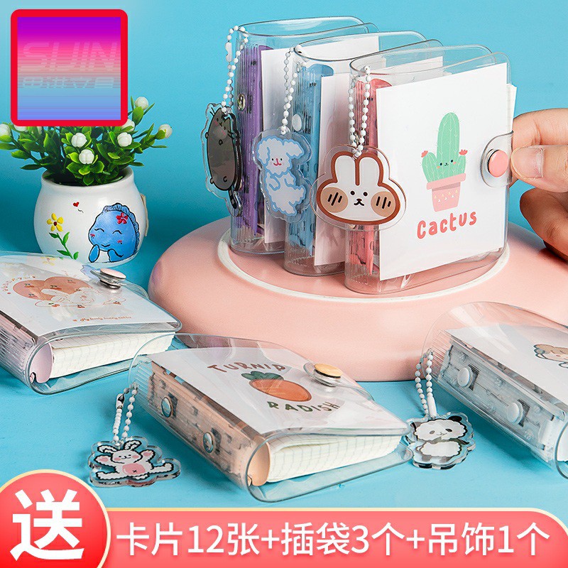 Mini Diary Handbook MINI MINI 3-Hole Notepad Binder Handbook Korean ins ...