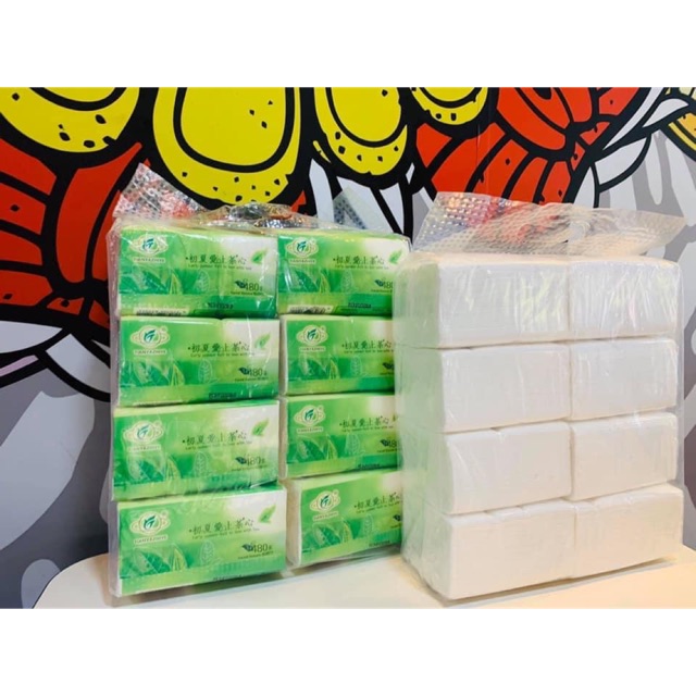 Organic Green Tea Facial Tissue (8 x 480 sheets) | Shopee Philippines