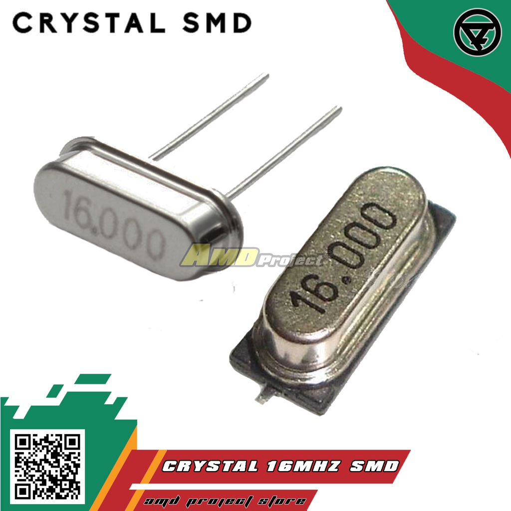 Crystal 16Mhz 16 mhz Oscillator Generator Clock Signal Mega hz | Shopee ...