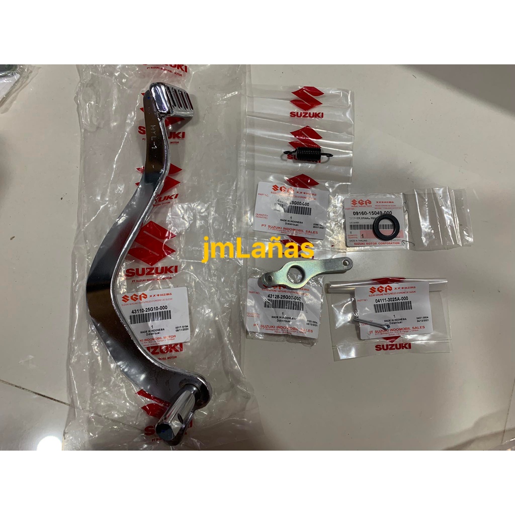GENUINE SUZUKI BRAKE PEDAL ASSY / COMPLETE BRAKE PEDAL FOR RAIDER 150 ...