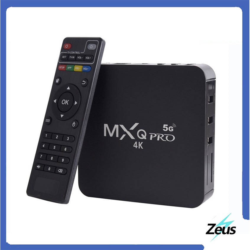 Zeus The New 5G version MXQ pro 4K Android ultra HD TV Box - Online Exclusive Edition | Shopee ...