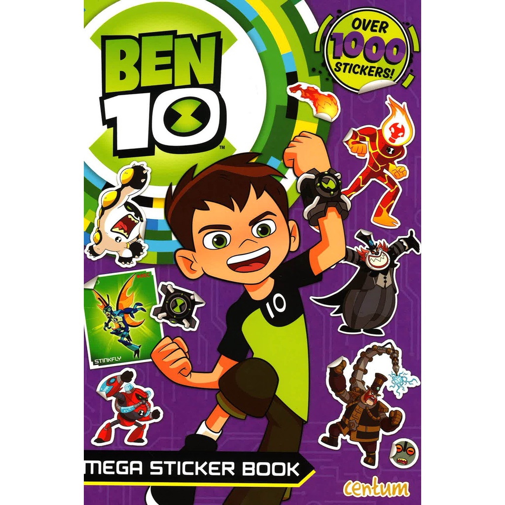 Ben 10 Mega 1000 Sticker Workbook | Shopee Philippines