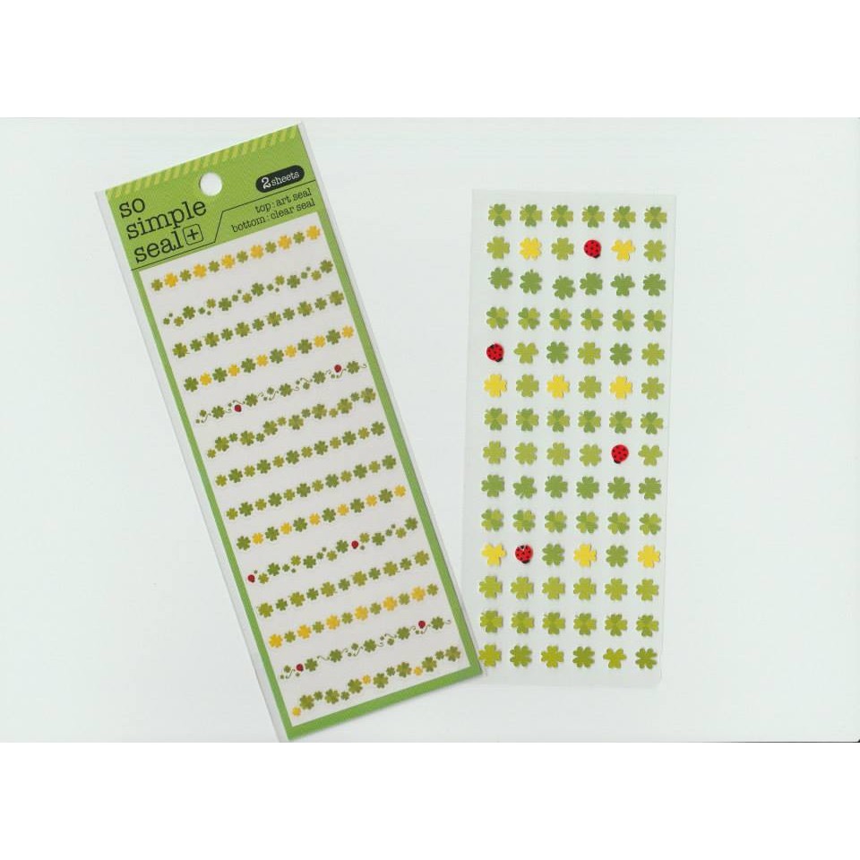 So Simple Seal Sticker - Music Musical Notes & Clover | Shopee Philippines