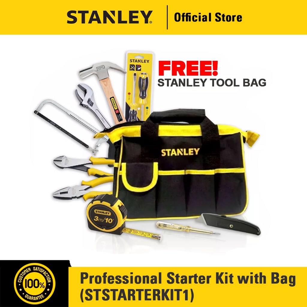 Stanley Professional Starter Kit With Bag (STSTARTERKIT1) | Shopee ...