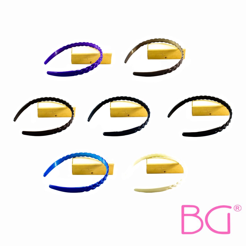 BROADWAY GEMS Headband Glossy Braid 1.3 cm Thick (GHB43) | Shopee ...
