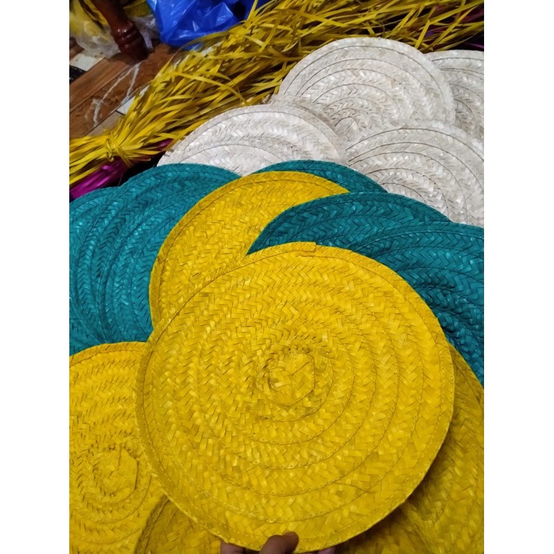 BURI DINING PLACEMATS (ROUND) COLORED | Shopee Philippines