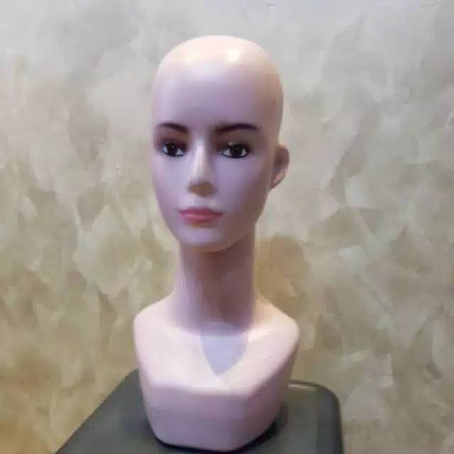 Head Statue With Makeup/Hijab Statue/Makeup Head Mannequin Hijab ...