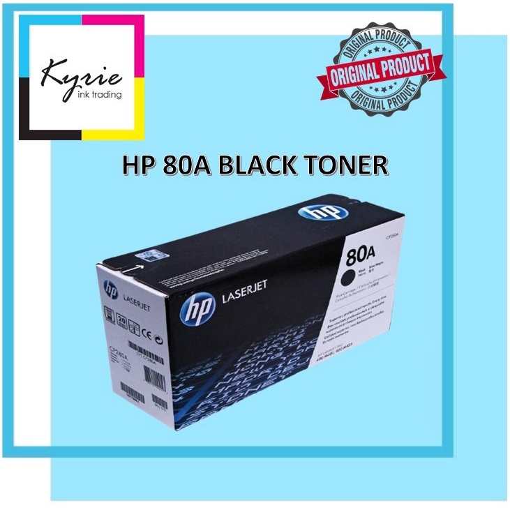 HP 80A Black Original LaserJet Toner Cartridge (CF280A) HP80A | Shopee ...