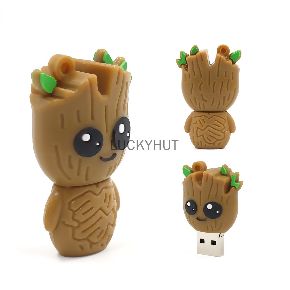 Cute Cartoon Groot Flash Drive 1GB Usb 2.0 SD Card 8GB 16GB Pendrive ...