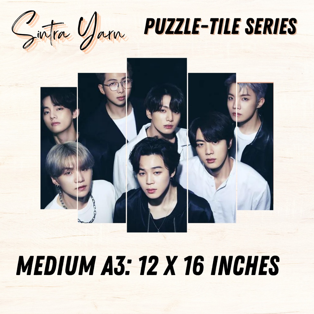 Puzzle Tile Panels Set Sintra Yarn 1D Sintra Board Wall Frame ...