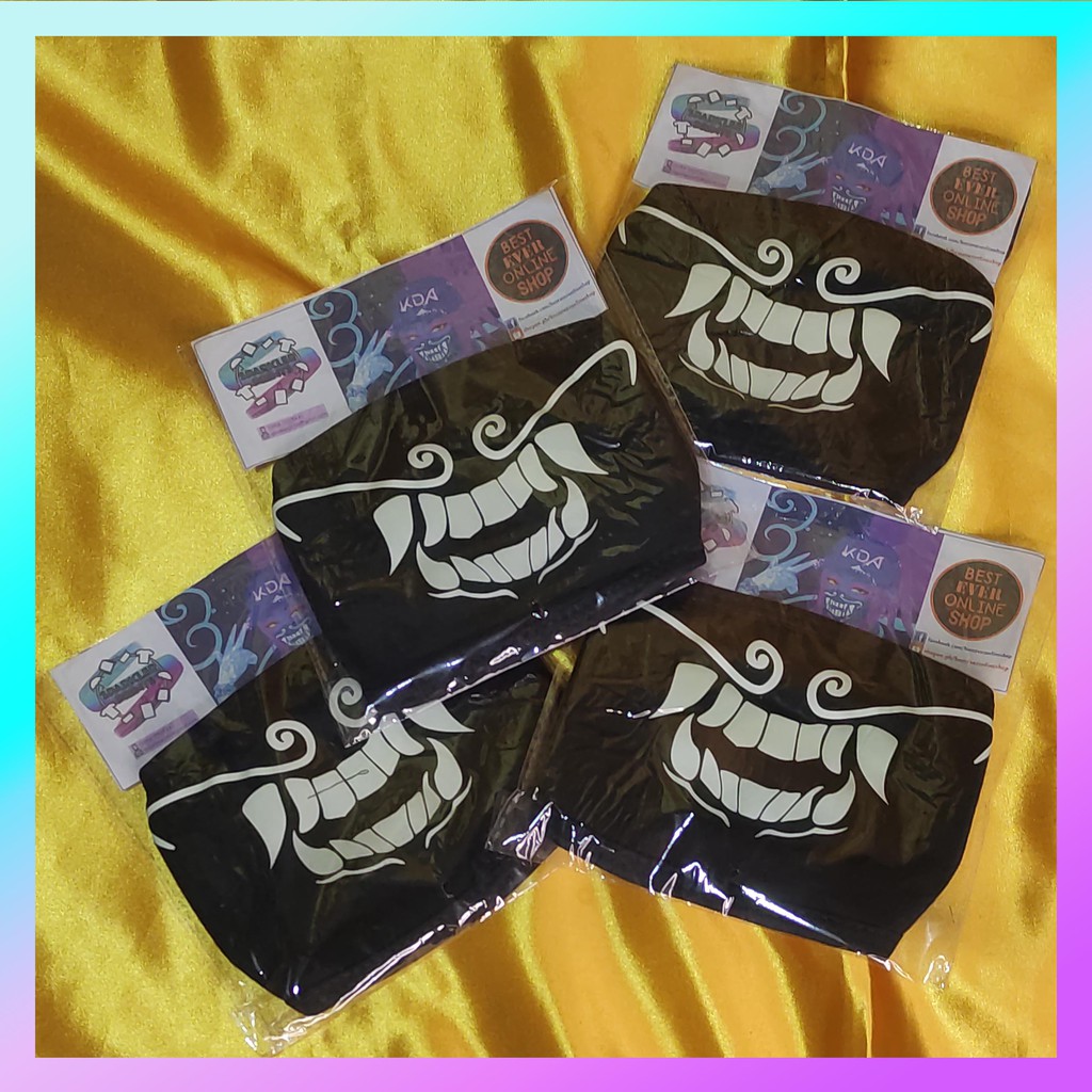 GLOW-IN-THE-DARK KDA AKALI MASK | Shopee Philippines