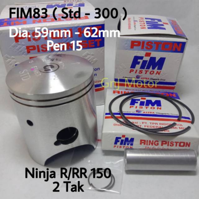 Fim Kit piston piston set Ninja R / RR 2 stroke Pin 15 | Shopee Philippines