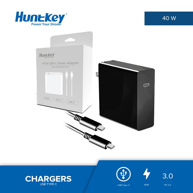 Huntkey 40W Mini universal adapter | Shopee Philippines