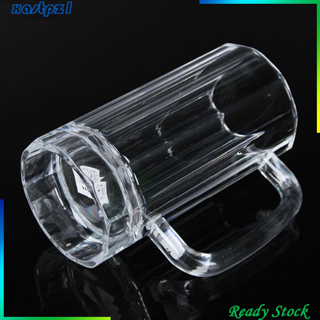 [ Clear Acrylic Shatterproof Unbreakable Drinking Beer Mug | Shopee ...