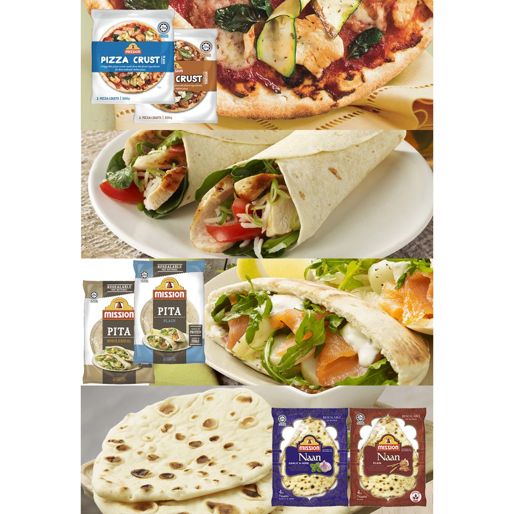 Mission Super Soft Wrap *Original Hot & Cold Tortilla Wraps* 270g 6 ...