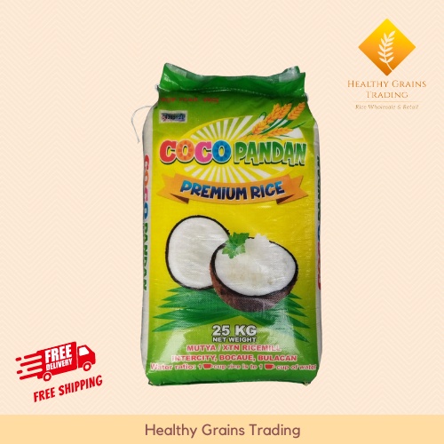 Coco Pandan Premium Rice 25kg (FREE SHIPPING METRO MANILA) | Shopee ...