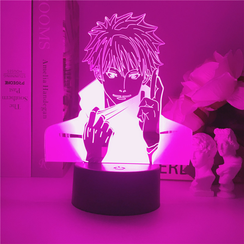 JUJUTSU KAISEN 3D Lamp Night Lights Anime USB Lighting LED Gojo Satoru ...