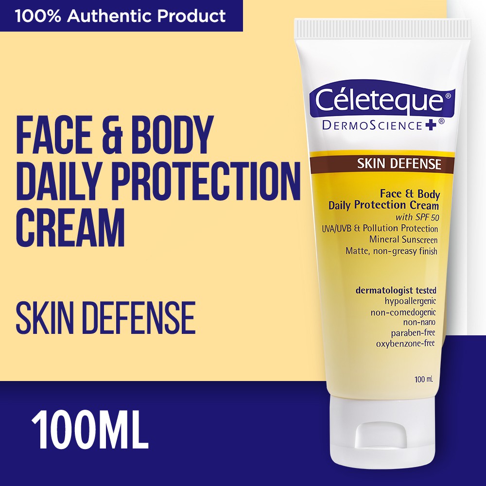 Céleteque DermoScience Skin Defense Face and Body Daily Protection ...