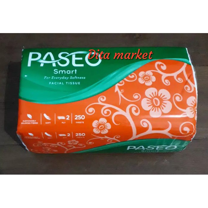 Tissue/tissue paseo smart 250 sheets facial tissue | Shopee Philippines