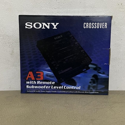 SONY A3 CROSSOVER WITH REMOTE SUBWOOFER LEVEL CONTROL | Shopee Philippines