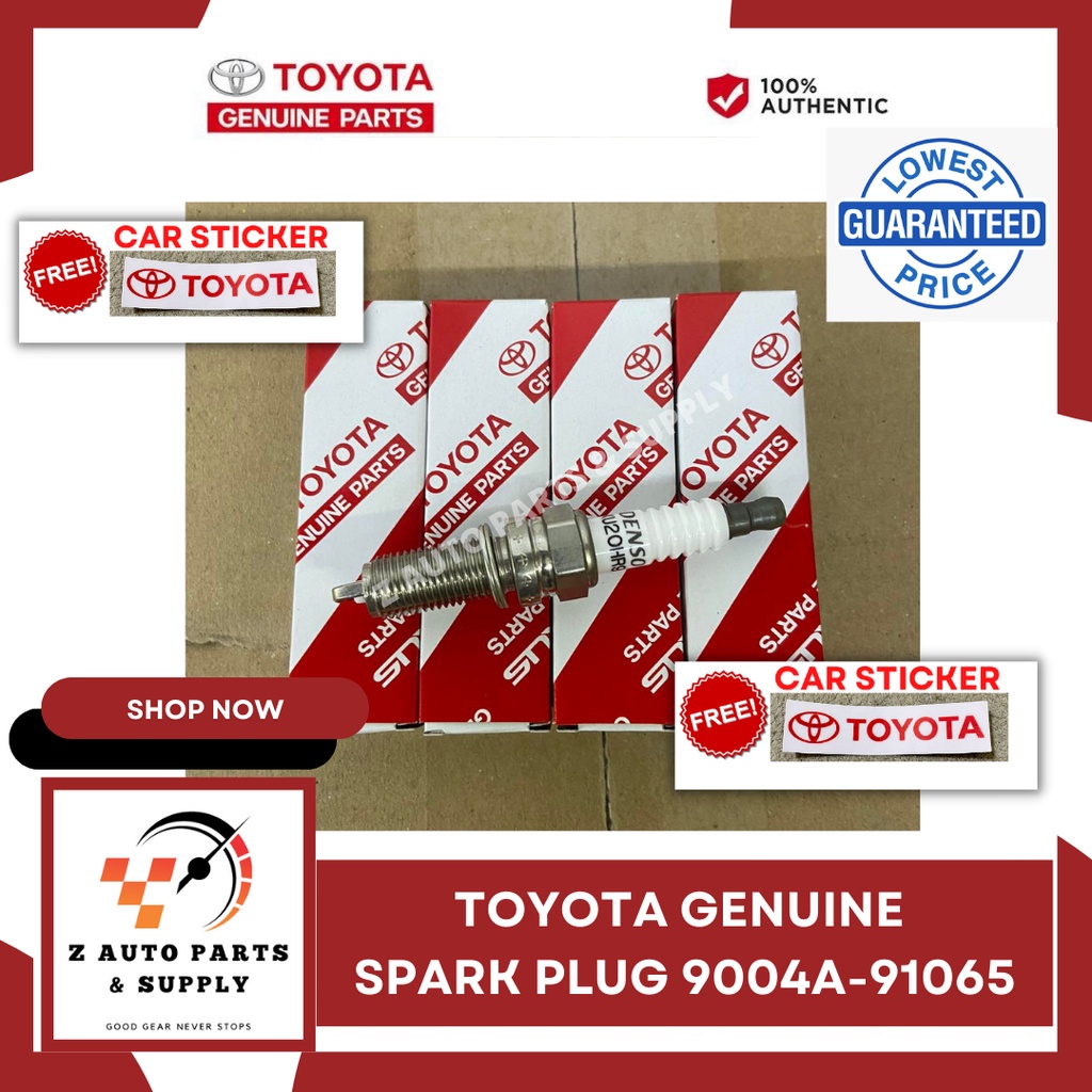 SPARK PLUG 9004A-91065 WIGO TOYOTA GENUINE PARTS *FREE TOYOTA CAR ...
