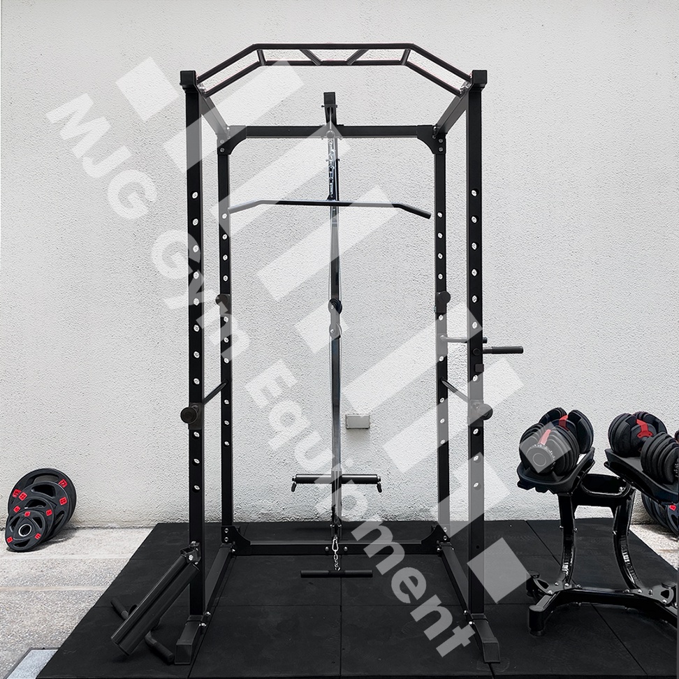 Heavy Duty Power Rack Power Cage w/ Landmine, Dip Attachment, Pull Up ...