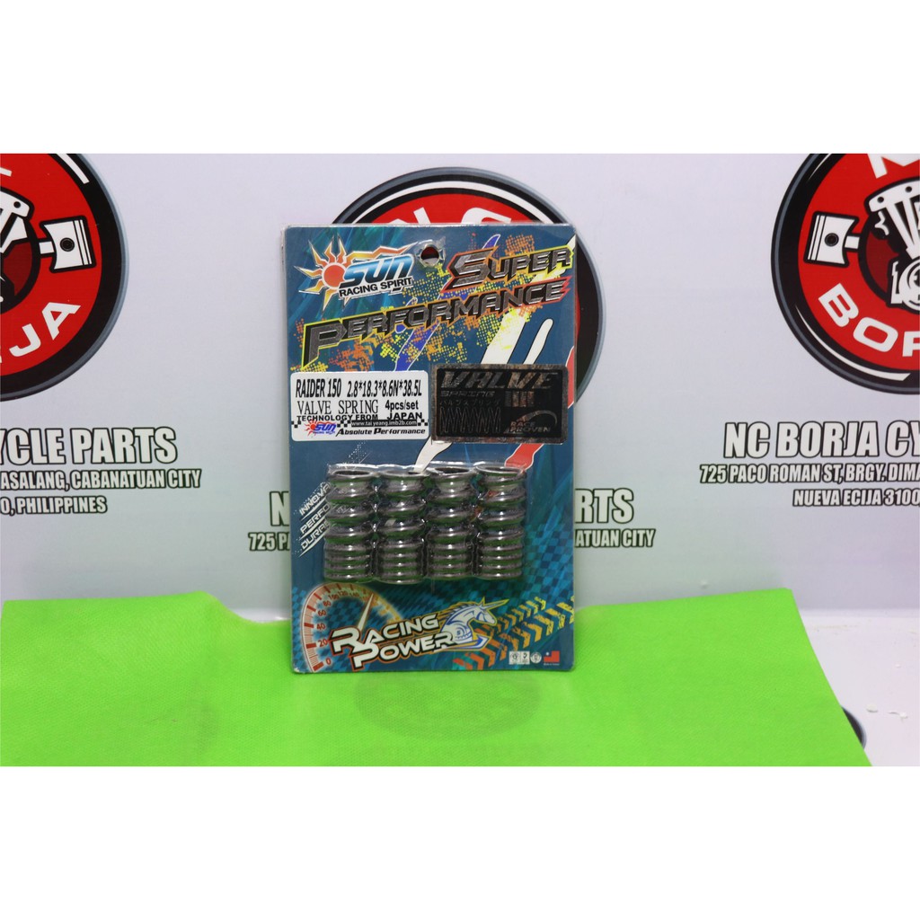 VALVE SPRING SUN RACING SPIRIT V2 RAIDER150 | Shopee Philippines
