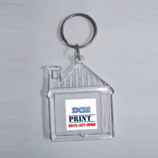 50pcs Acrylic blank keychain house | Shopee Philippines