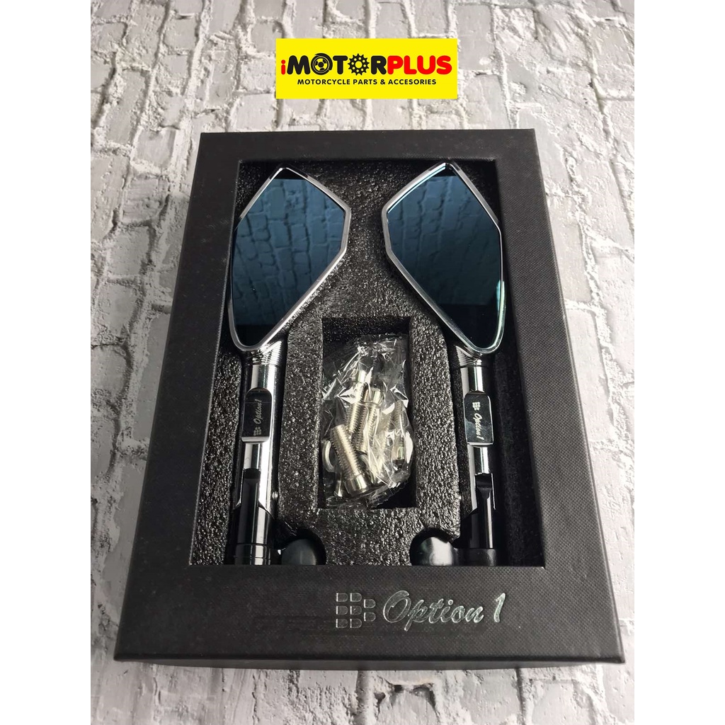 Option 1 Side Mirror Silver Universal | Shopee Philippines