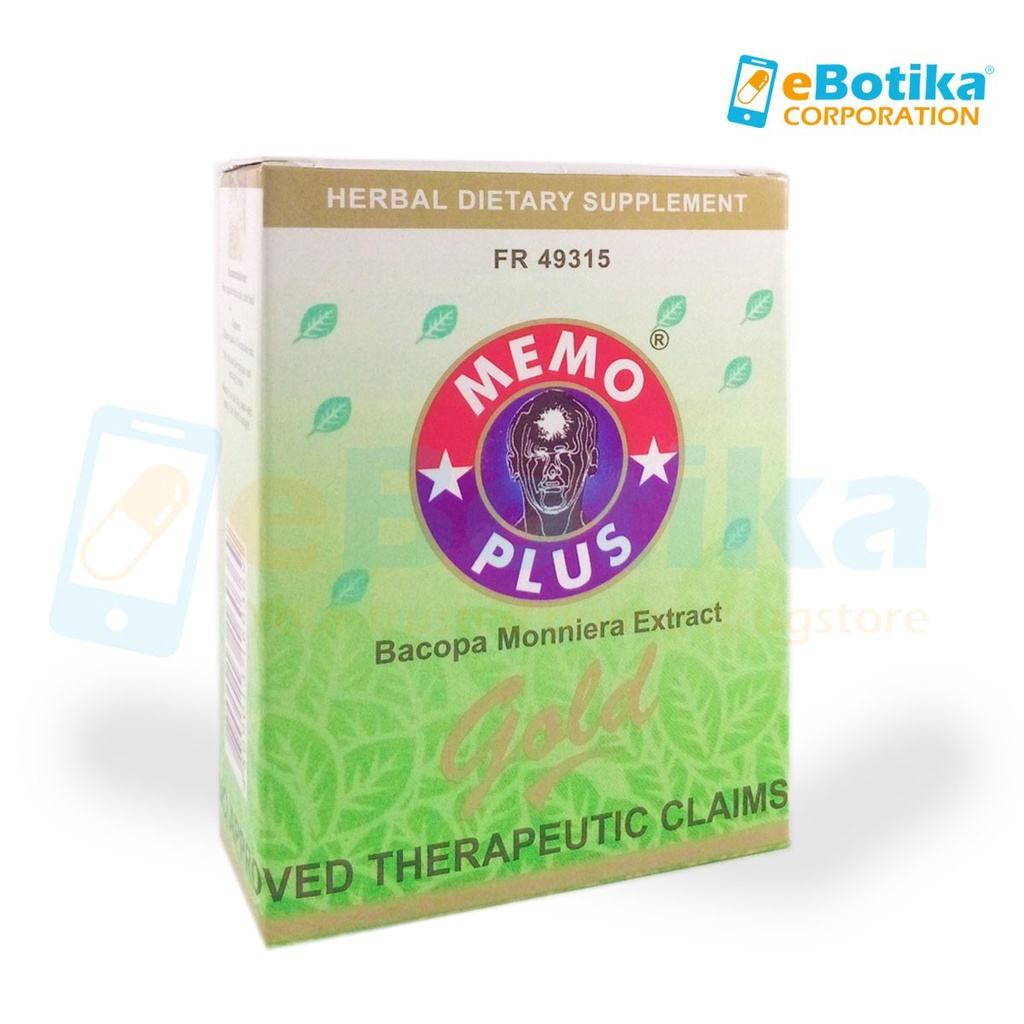 Memo Plus Gold (30pcs Capsules) | Shopee Philippines