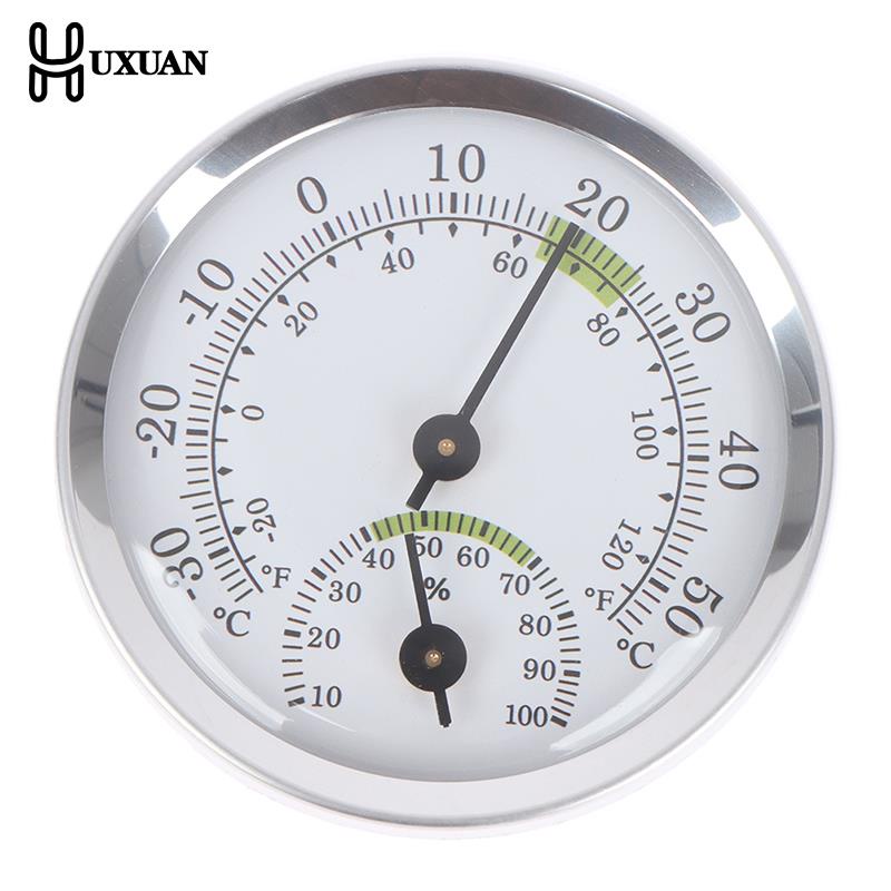 Mini Bell-shaped Scale Thermometer Hygrometer For Home Office Wall ...