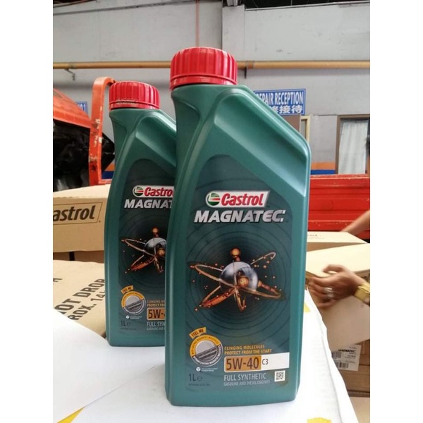 CASTROL MAGNATEC 5W-40 C3 Fully Synthetic Engine Oil 1 Liters | Shopee ...