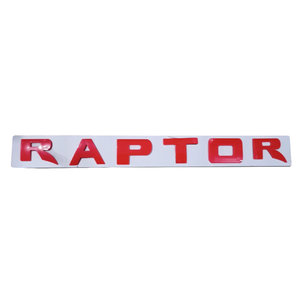 Ford Raptor Red Hood Emblem (Plastic) | Shopee Philippines