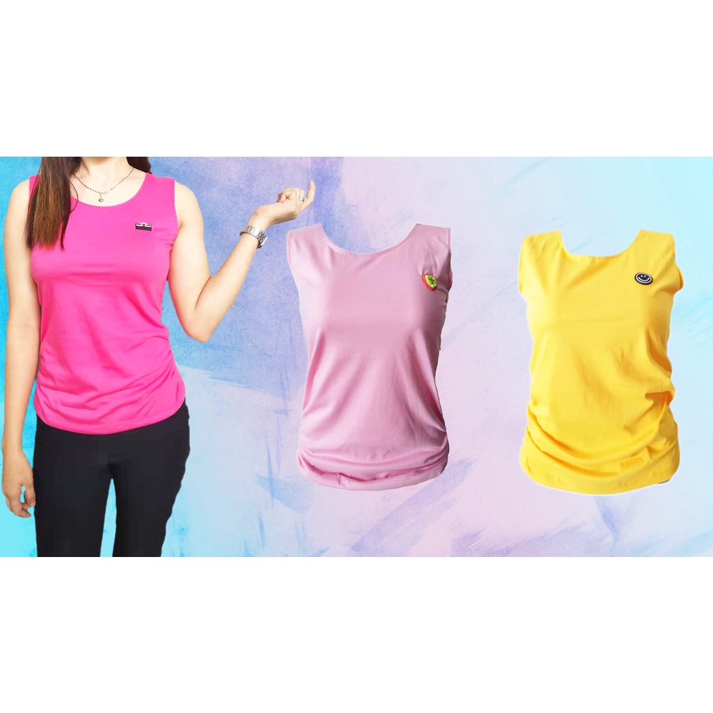 3 for 110 Colored sando for ladies/free size fit to small (CLSN ...