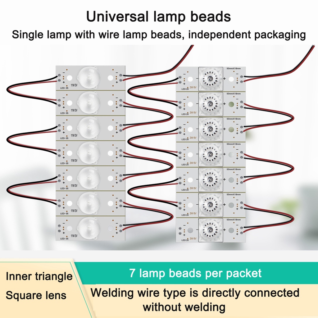 7pcs 20 inch-120 inch LCD TV backlight strip, backlight lamp beads ...