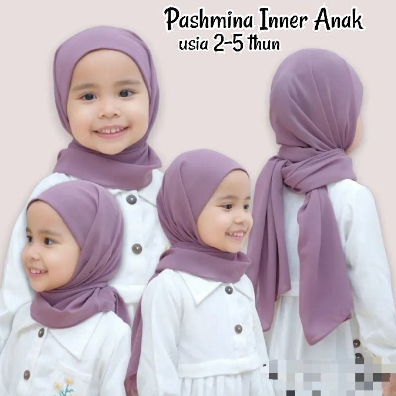 Pashmina Instant Children / Instant HIJAB Children PASHMINA INNER ...