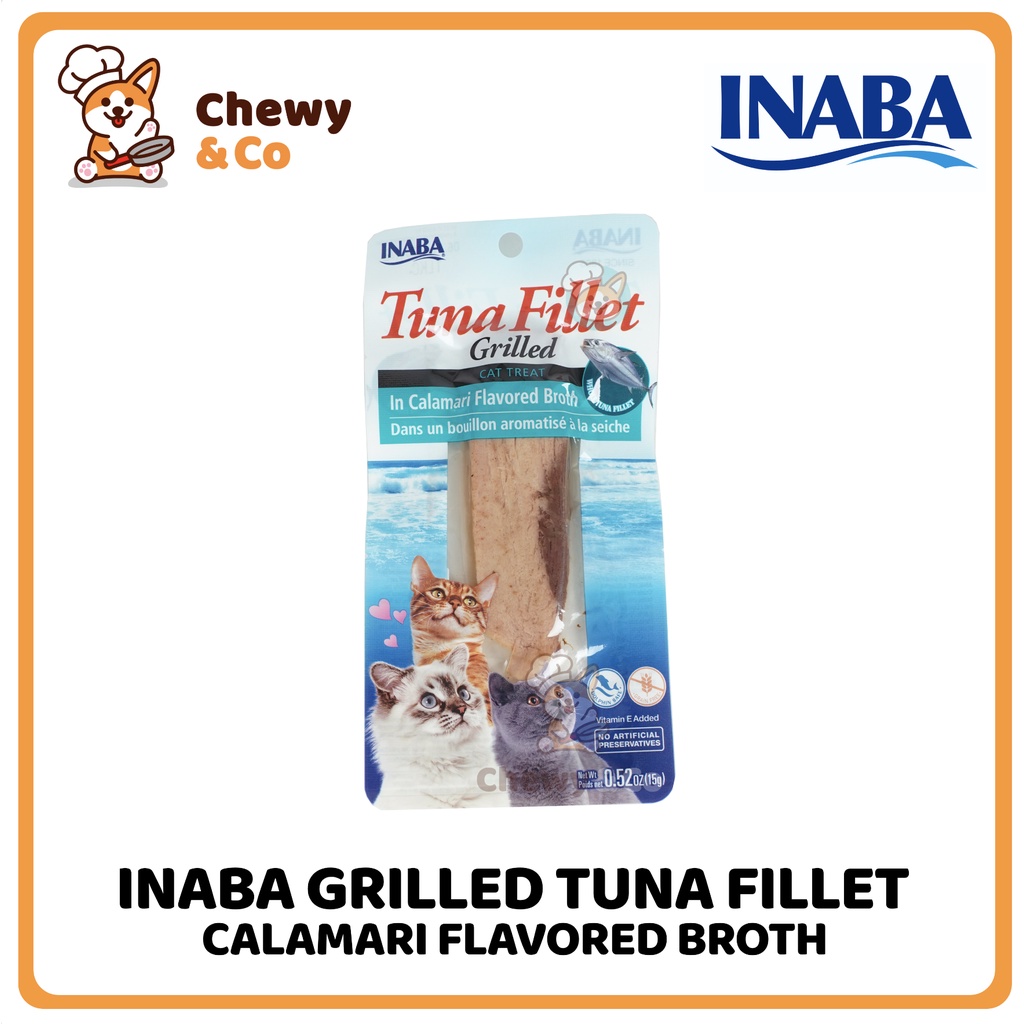 Ciao Inaba Pouched Grilled Fillet for Cats 15g/25g (Chicken Fillet, Tuna Fillet) | Shopee ...