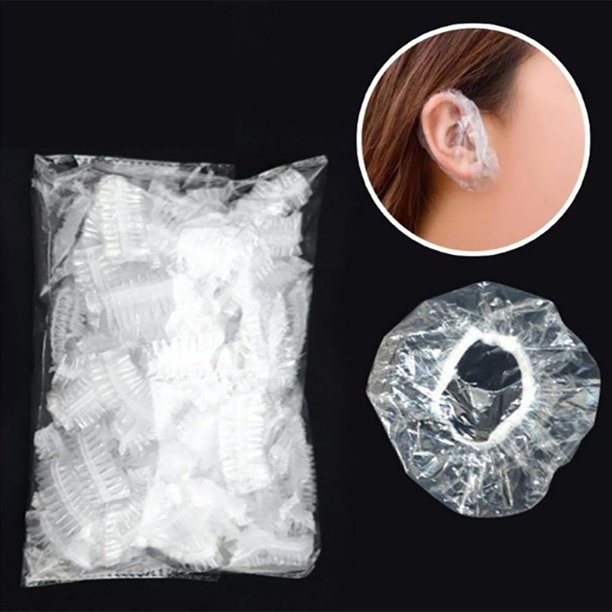 New Product Disposable Barber Salon Waterproof Shower Ear Cover Cap ...