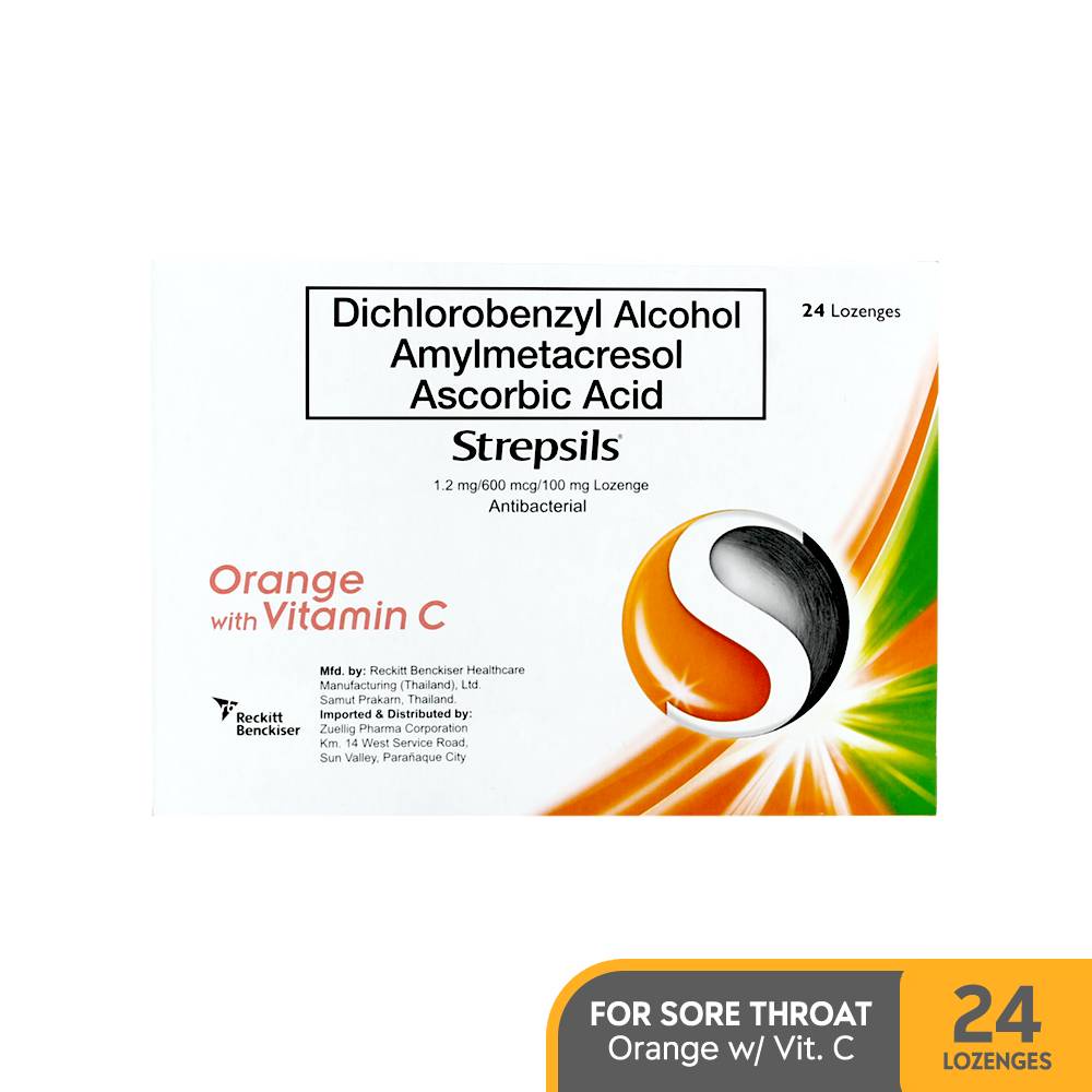 STREPSILS Orange with Vitamin C Blister Pack 24s | Shopee Philippines