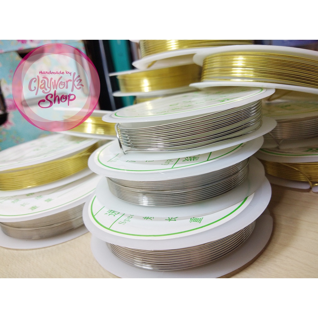 Gold/ Silver Craft Wire, Bead Wire Copper-Based Wire for Jewelry Making ...