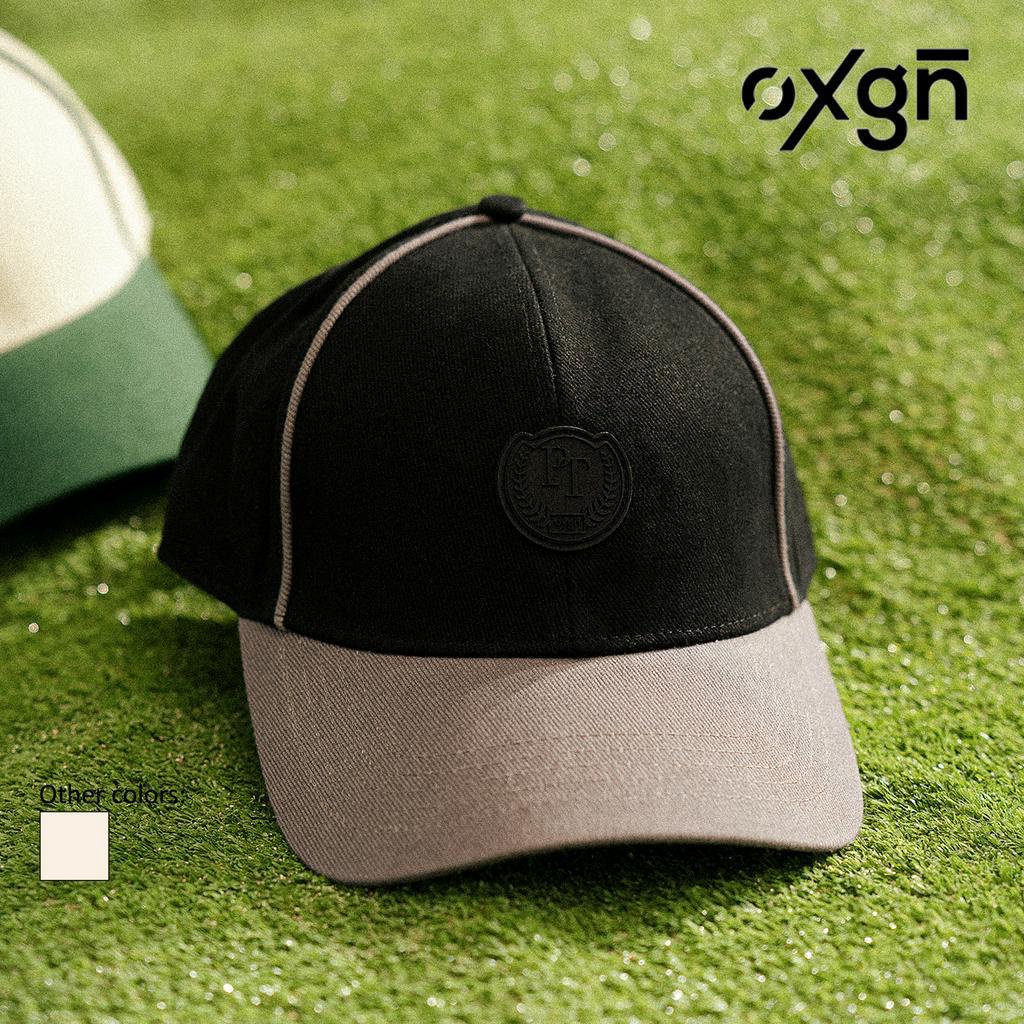 OXGN Premium Threads Color Blocking Curved Cap For Men And Women (Black ...