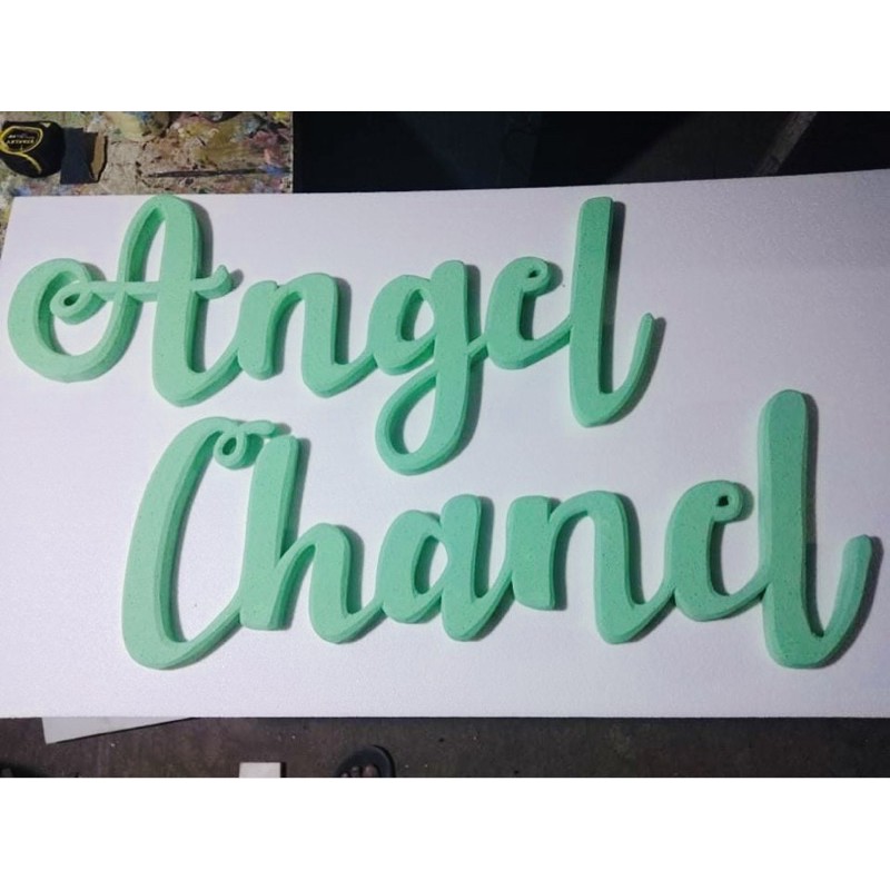Styro Lettercut and Number Cursive | Shopee Philippines