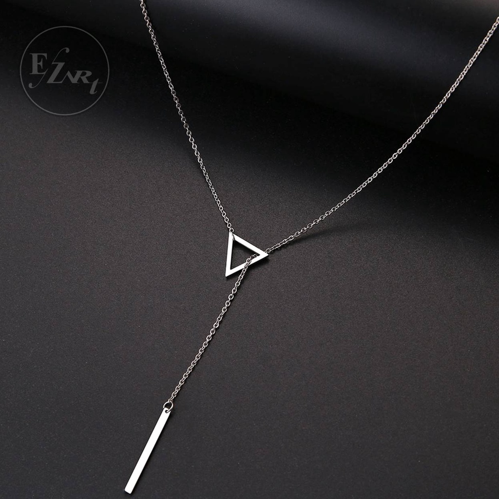 Geometric TRIANGLE STAR STICK Pendant Necklace TRIANGLE STAR STICK ...