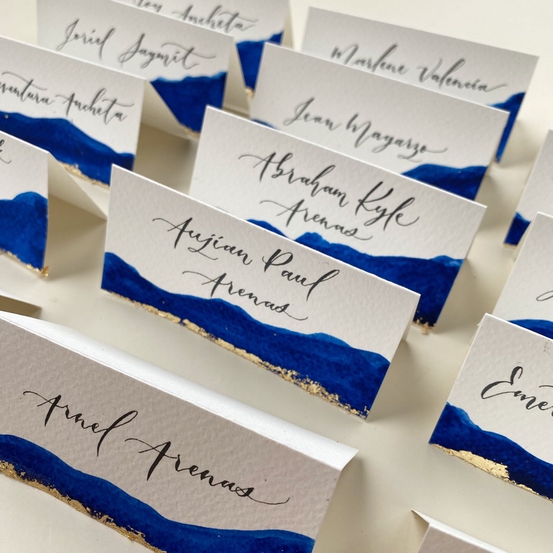 Wedding place cards (folded) | Shopee Philippines