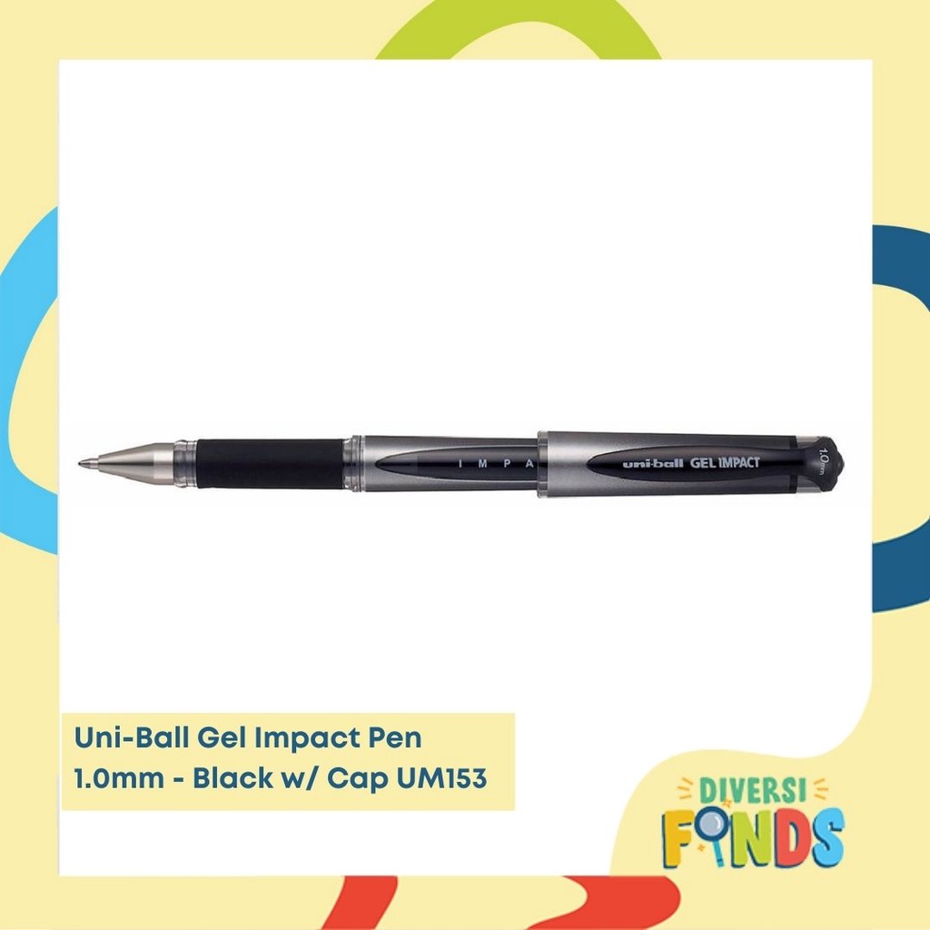 Uni-Ball Uni ball Gel Impact Sign Pen - Retractable (UM-152) or With ...