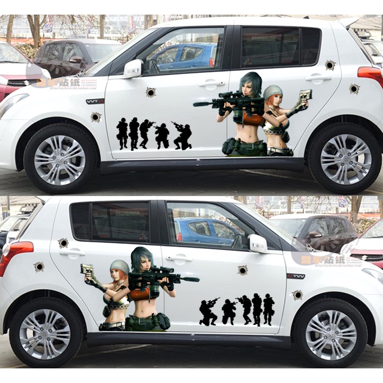 Car Sticker Customized Internship Adhesive Sticker Reflective Sticker ...