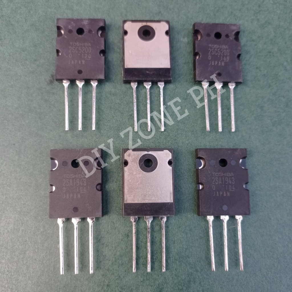 PER PIECE 2SC5200 / 2SA1943 TOSHIBA JAPAN ORIGINAL TTC5200 / TTA1943 TRANSISTOR | Shopee Philippines