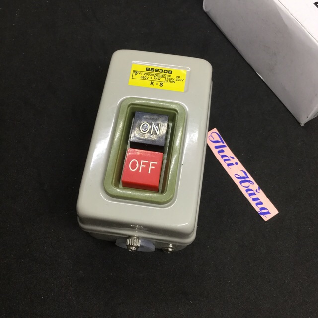 Control switch box O N/O FF -BS230 B -3 phase 500 v -3.7 kW (1 pc ...