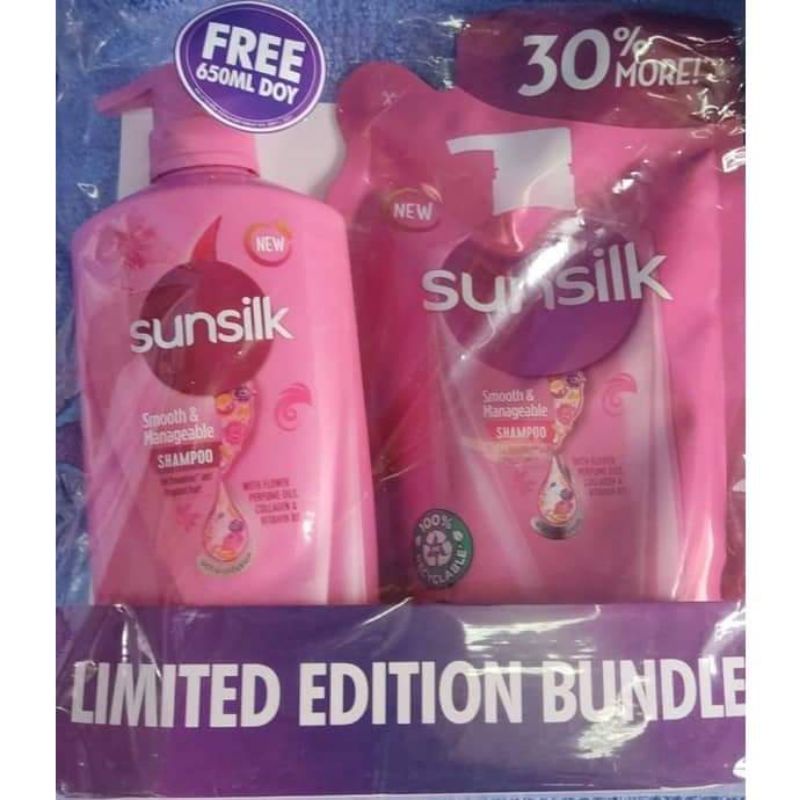 BUY 1 TAKE 1 REFILL SUNSILK PINK (big size 650ml pump) | Shopee Philippines
