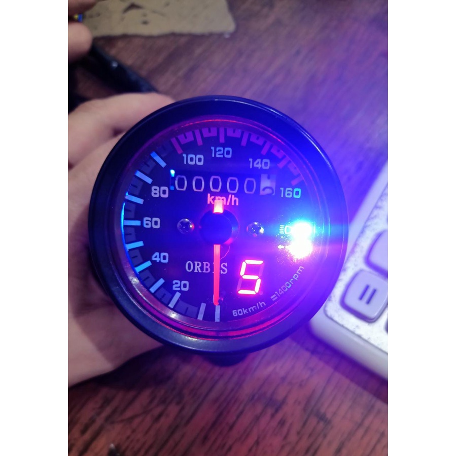 Speedometer Kilometer Ampere Km Led Plus Turn Signal Gear Indicator ...